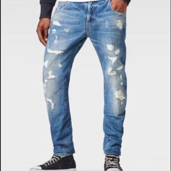 G-Star | Jeans | Gstar Raw Arc 3d Slim Medium Aged Restored 2 Blue ...